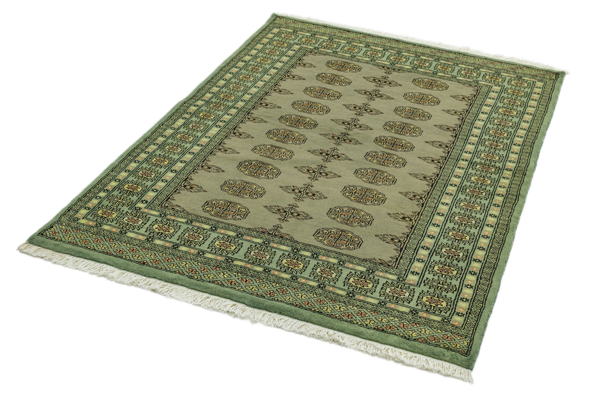 Bokhara Green Rug - Heritage Rugs UK