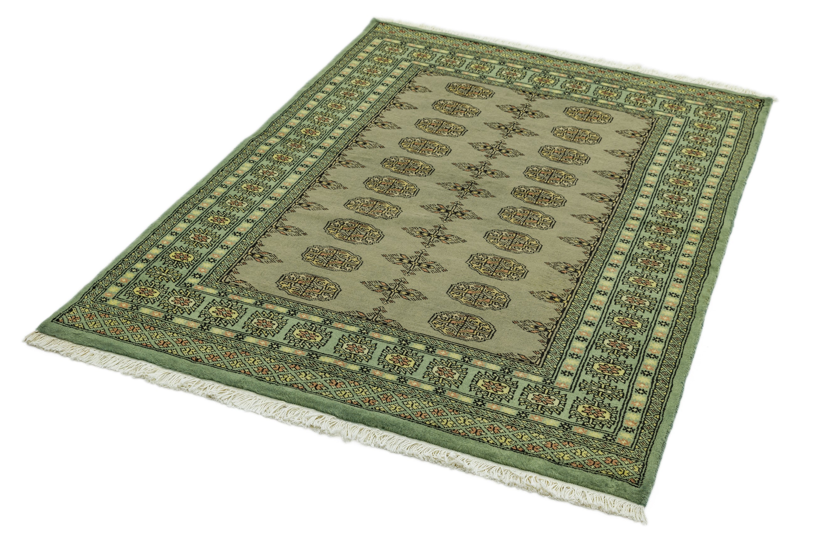 Bokhara Green Rug - Heritage Rugs UK