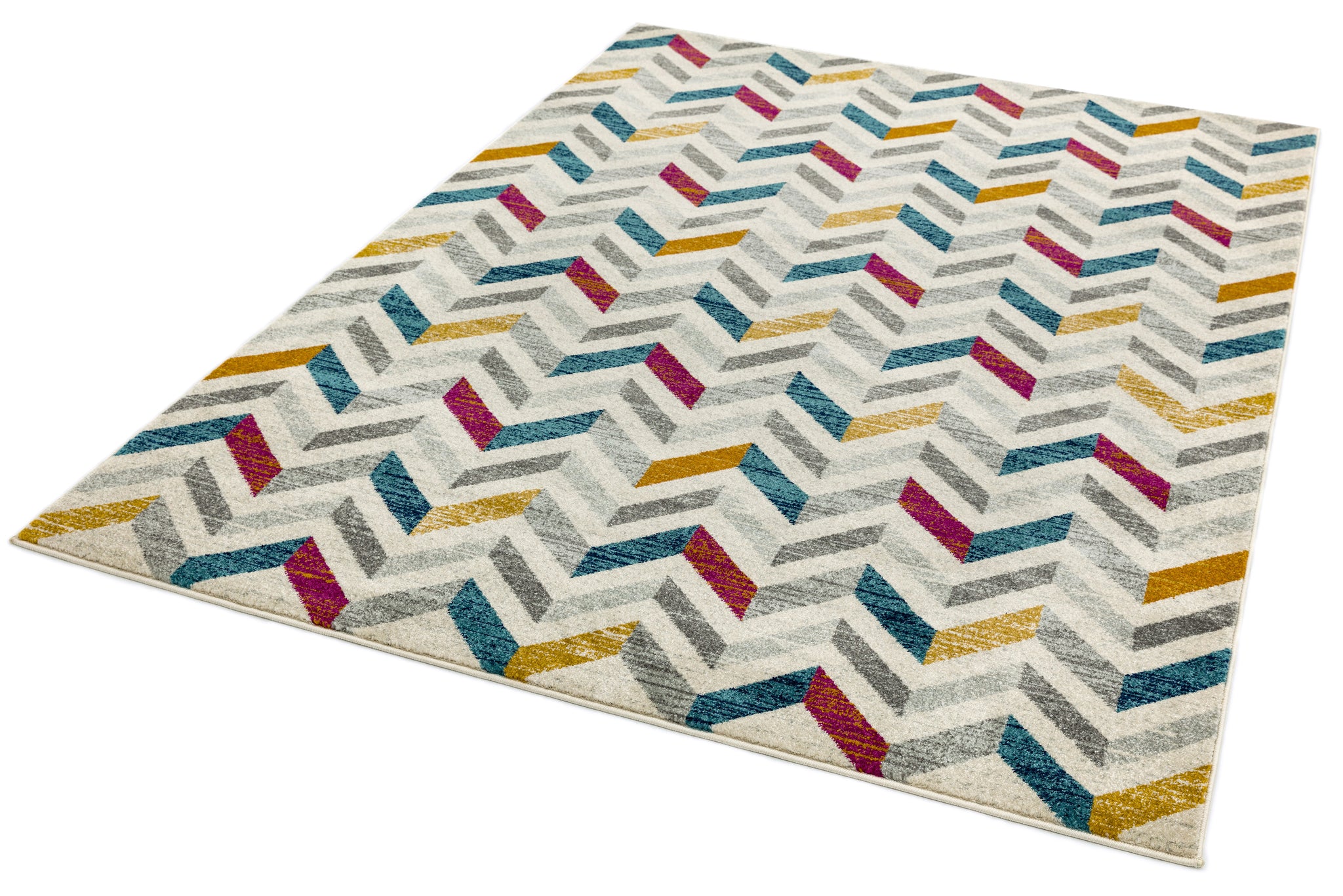 Colt CL06 Chevron Multi Rug - Vibrant Rugs