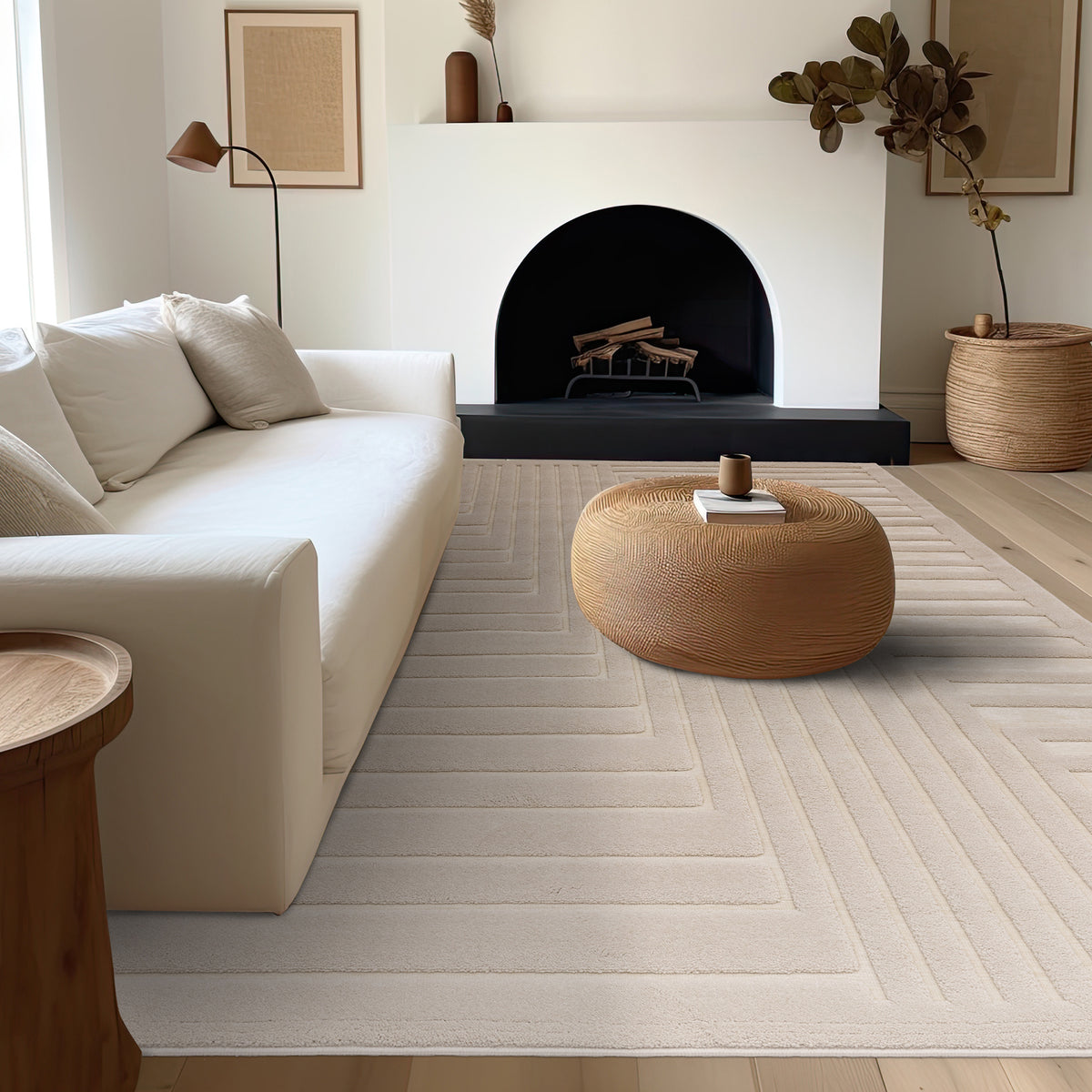 Valley 01 Ivory Connection Rug - Boho Rugs