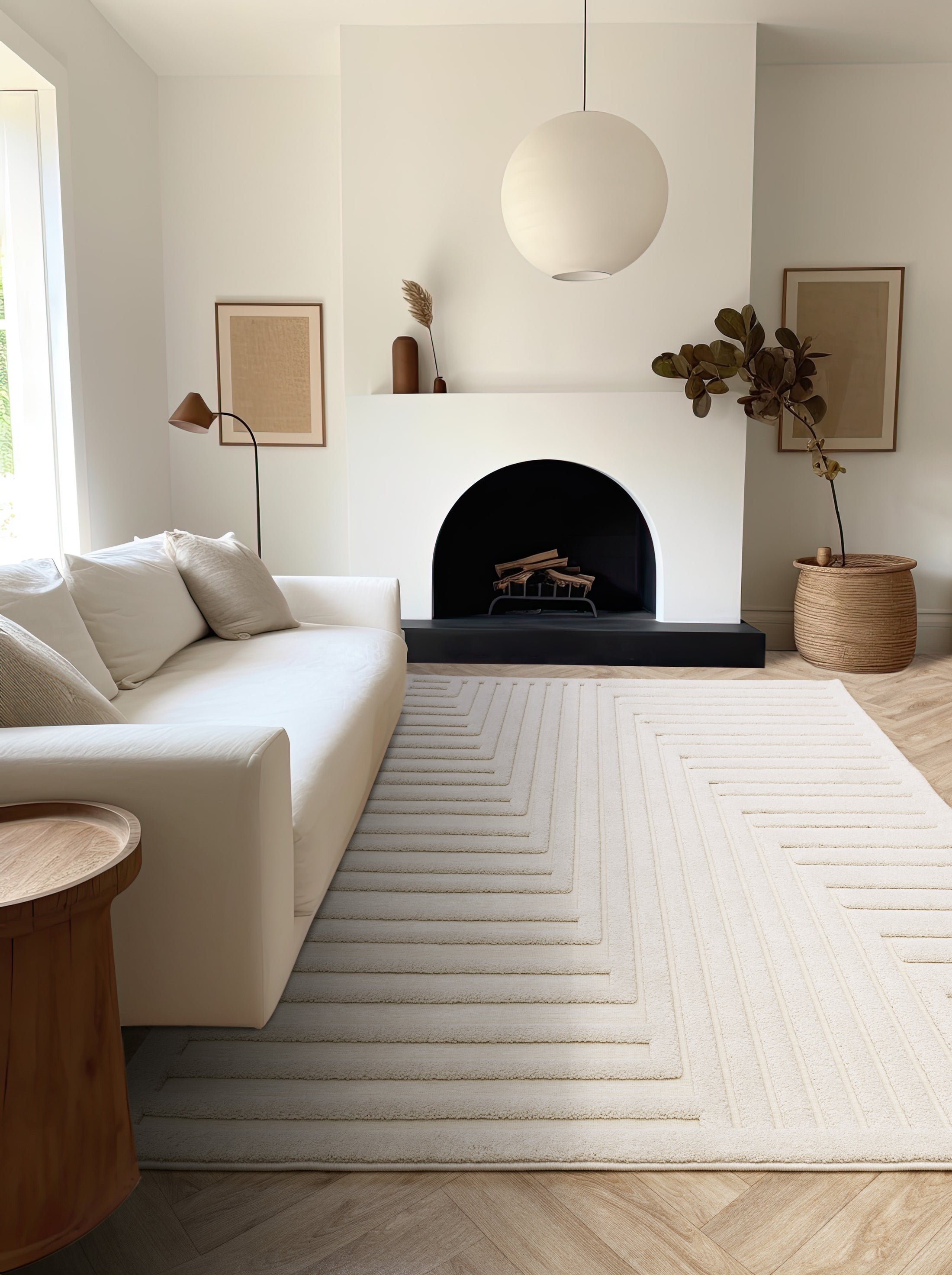 Valley 01 Ivory Connection Rug - Boho Rugs